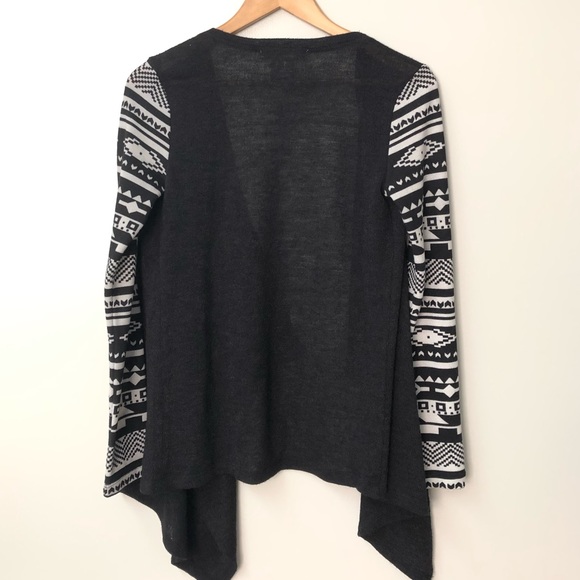 Flying Tomato | Sweaters | Flying Tomato Black Boho Sweater Wrap Small ...